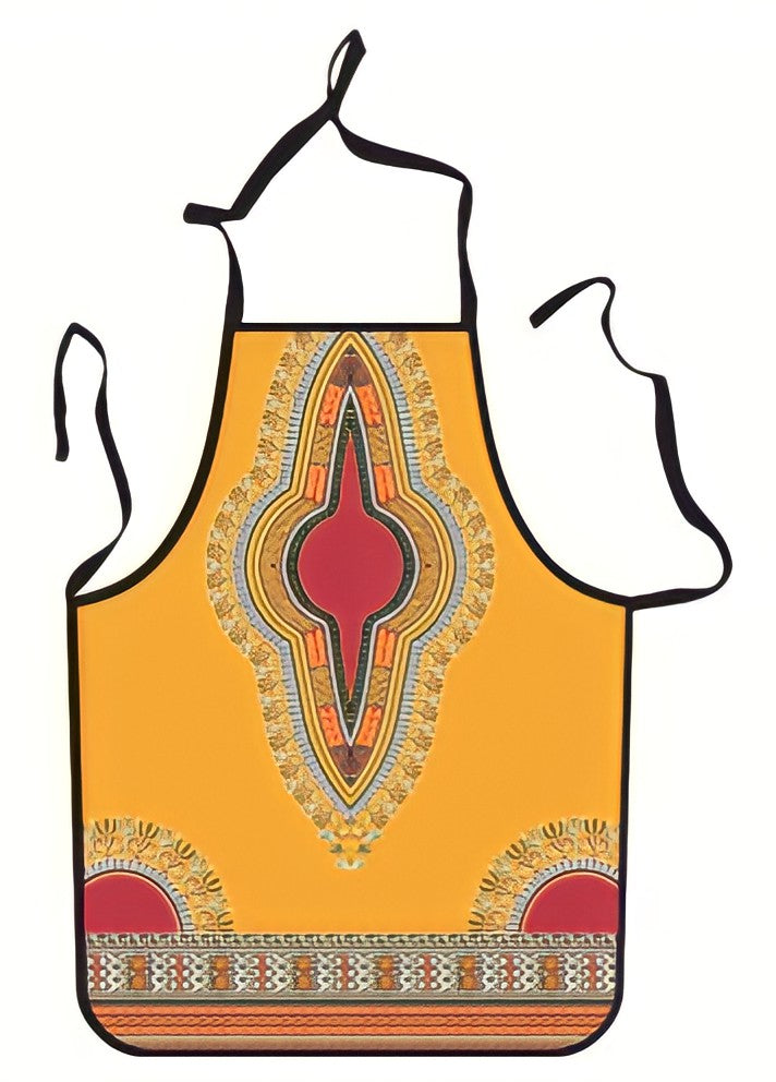 Dashiki Apron - Gold – Ethnic Expressions